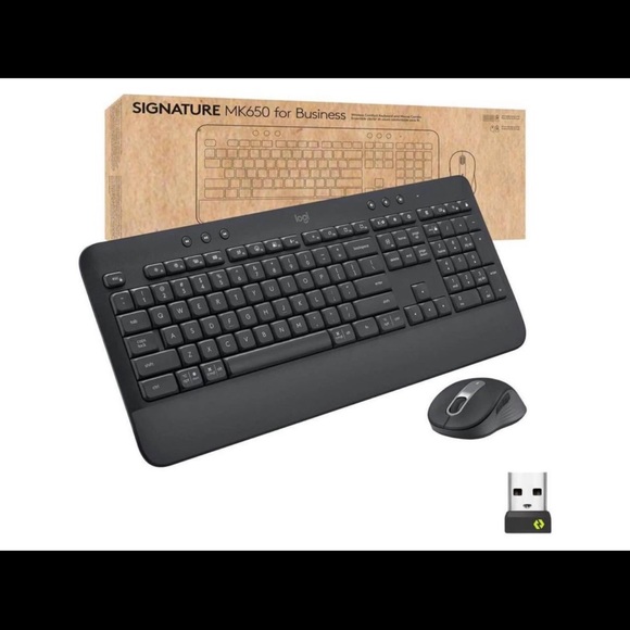 Logitech Computers Laptops And Parts Logitech Wireless Keyboard And Mouse Black Poshmark